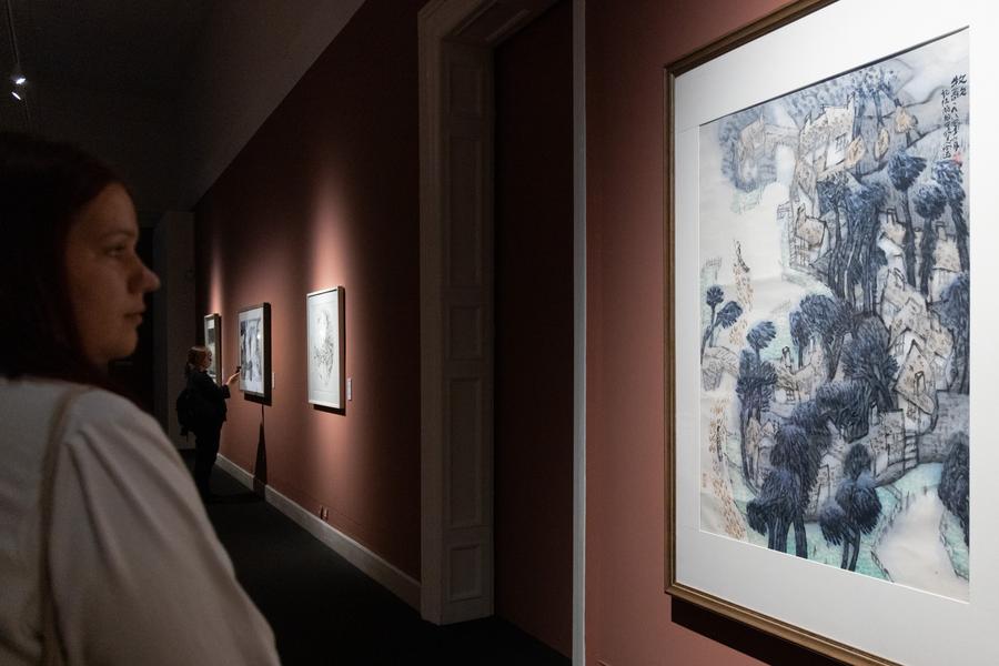 Hungary exhibits Chinese Xieyi art to mark 75th diplomatic ties-Xinhua