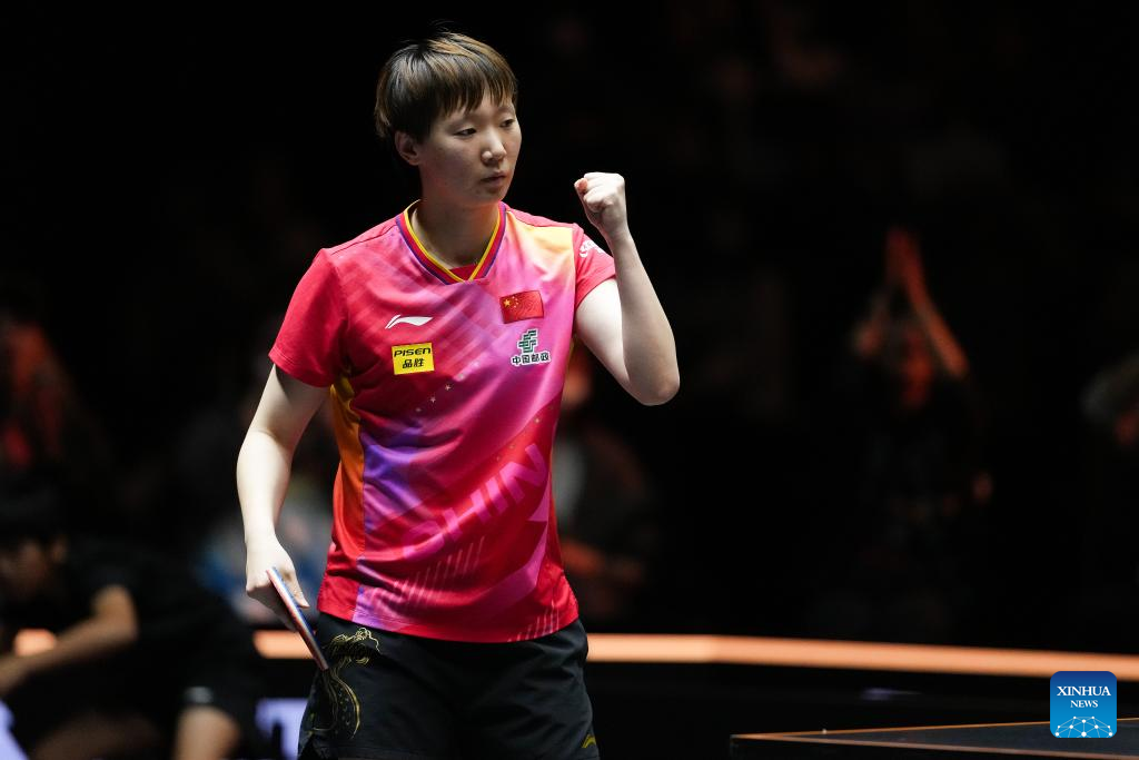 World No. 1 Wang Chuqin advances as Sun Yingsha falls at 2024 WTT Finals-Xinhua