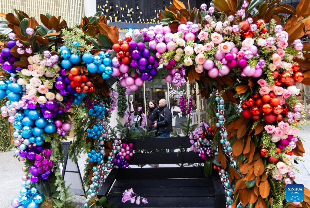 In pics: Fleurs de Villes NOËL event in Toronto-Xinhua
