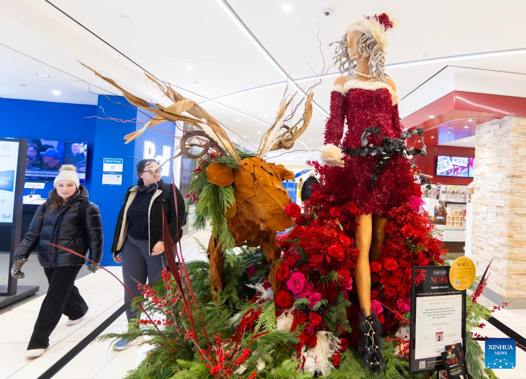 In pics: Fleurs de Villes NOËL event in Toronto-Xinhua