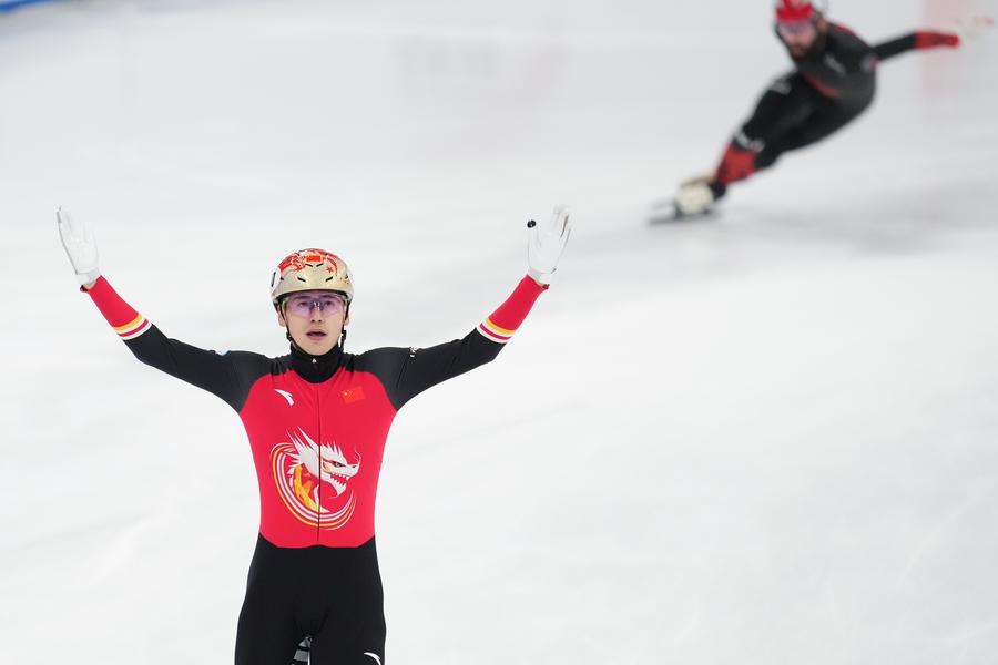 Chinese skaters win 2 golds in last day of ISU short track tour Beijing ...