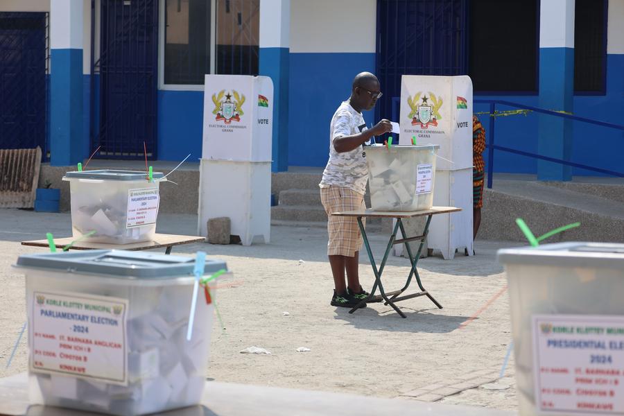 Ghana starts voting in presidential, parliamentary elections-Xinhua