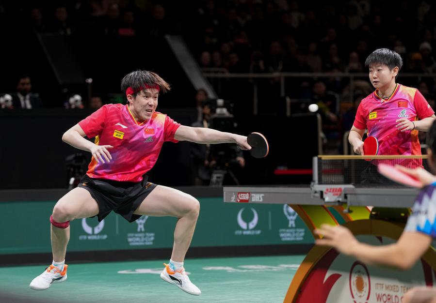 China retains title at ITTF Mixed Team World Cup-Xinhua
