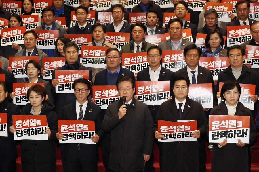 S. Korea's opposition parties submit 2nd impeachment motion against President Yoon-Xinhua