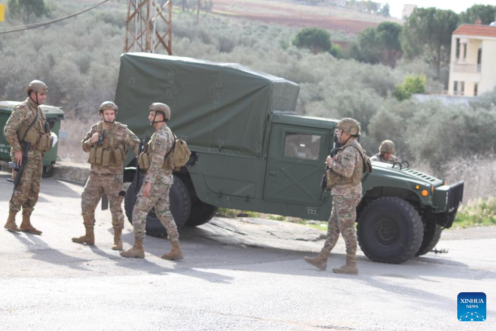 Lebanon deploys troops to southern border as Israel withdraws-Xinhua