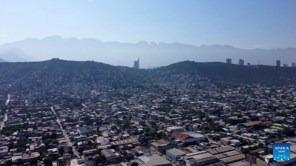 Cityscape of Monterrey, economic hub in Mexico-Xinhua