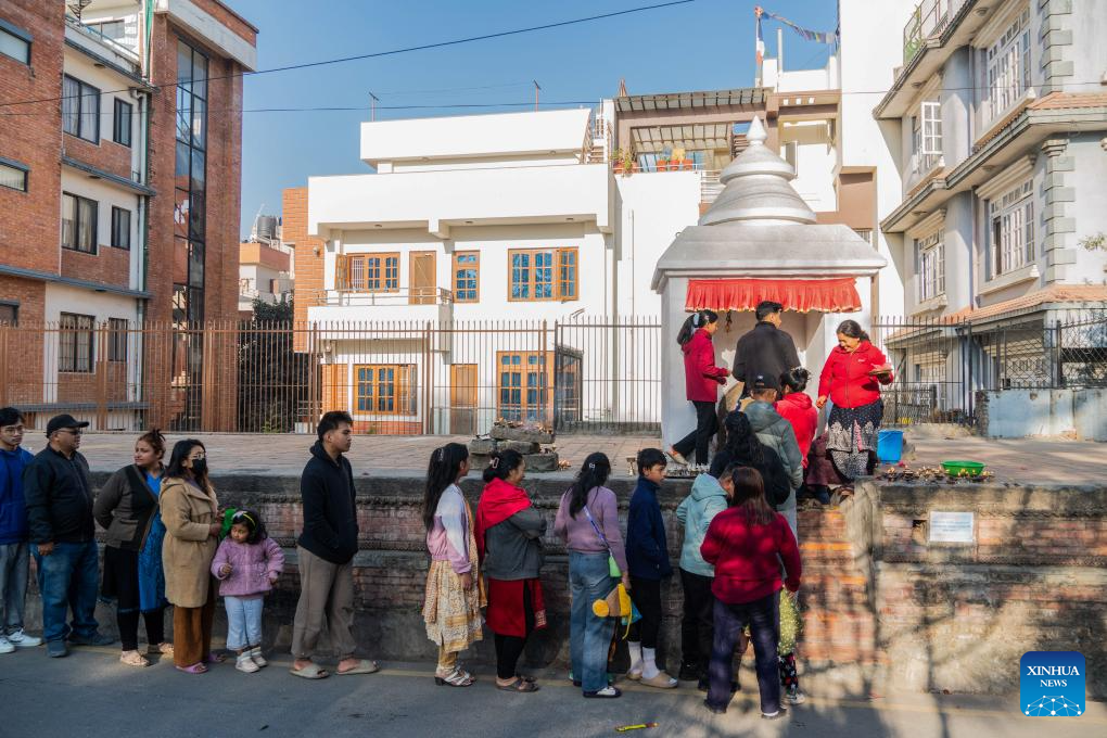 Shree Panchami festival celebrated in Lalitpur, Nepal-Xinhua