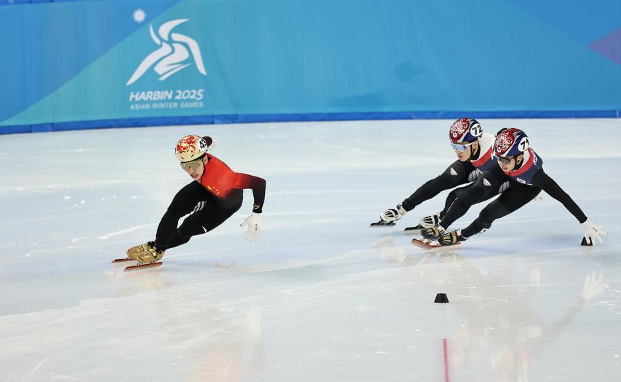 China's Lin triumphs in short track men's 500m amid thrills at Asian ...