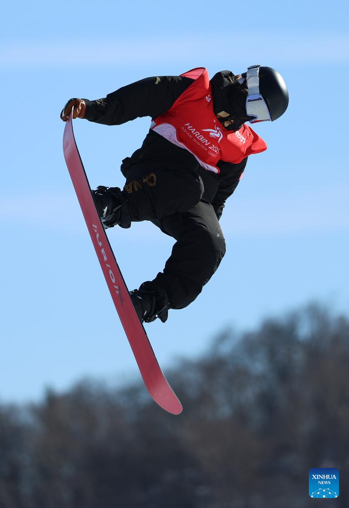 China's Xiong Shirui wins women's snowboard big air at Asian Winter ...