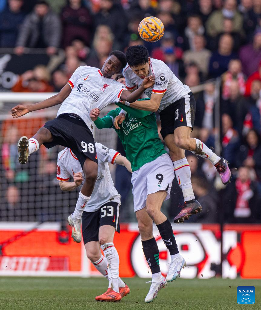 FA Cup: Plymouth Argyle FC vs. Liverpool FC-Xinhua