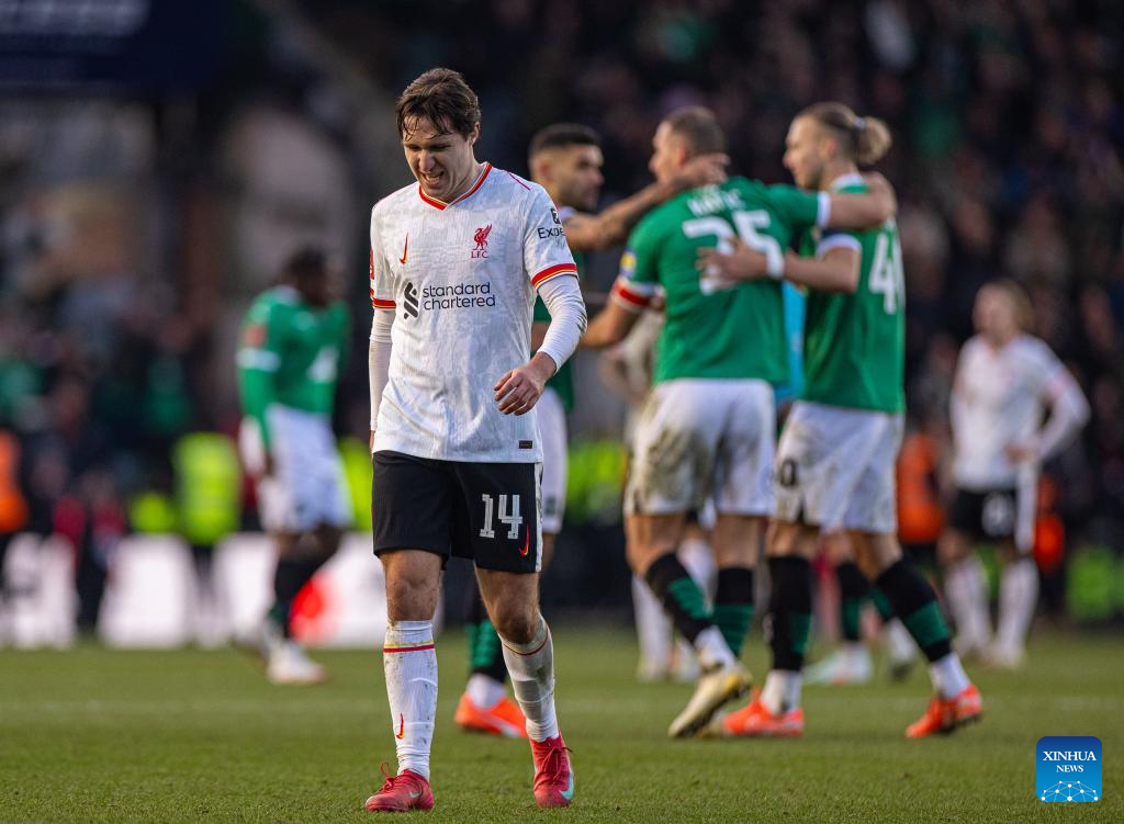 FA Cup: Plymouth Argyle FC vs. Liverpool FC-Xinhua