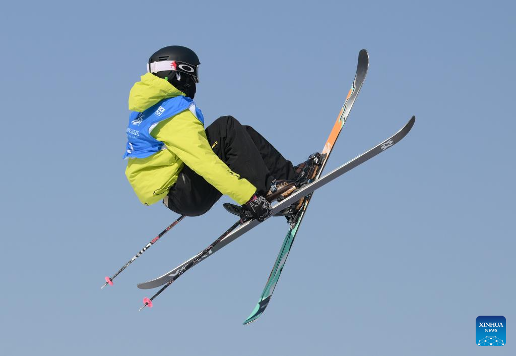 Highlights of men's freeski slopestyle at Asian Winter Games-Xinhua