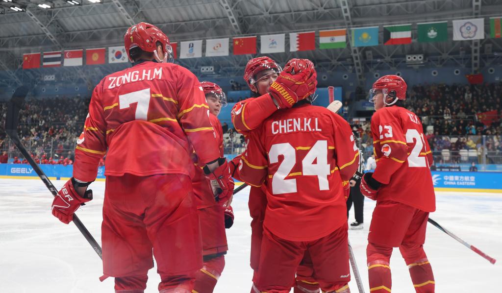 China to face Kazakhstan in men's ice hockey semis at Winter Asiad-Xinhua