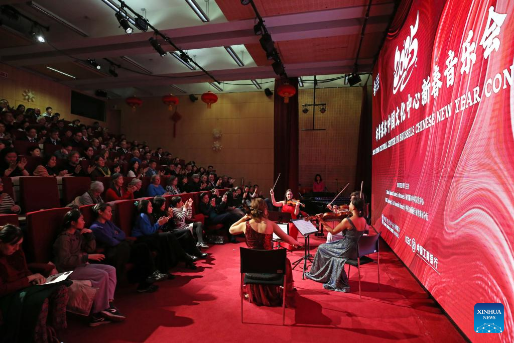 Chinese New Year concert held in Brussels, Belgium-Xinhua