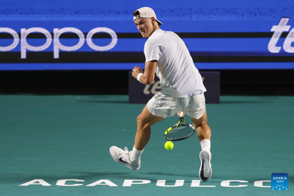 Highlights of 2025 ATP Mexican Open tennis tournament-Xinhua