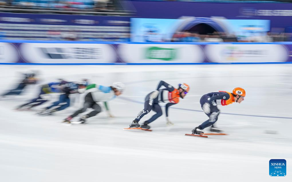 Highlights of ISU World Short Track Speed Skating Championships 2025-Xinhua