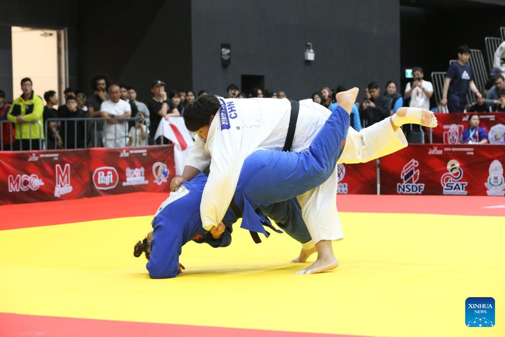 In pics: women's -78 kg at Asian Judo Championships -Xinhua
