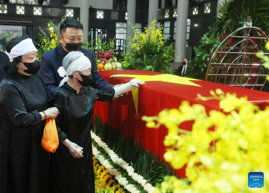 Vietnam holds national mourning for former President Tran Duc Luong-Xinhua