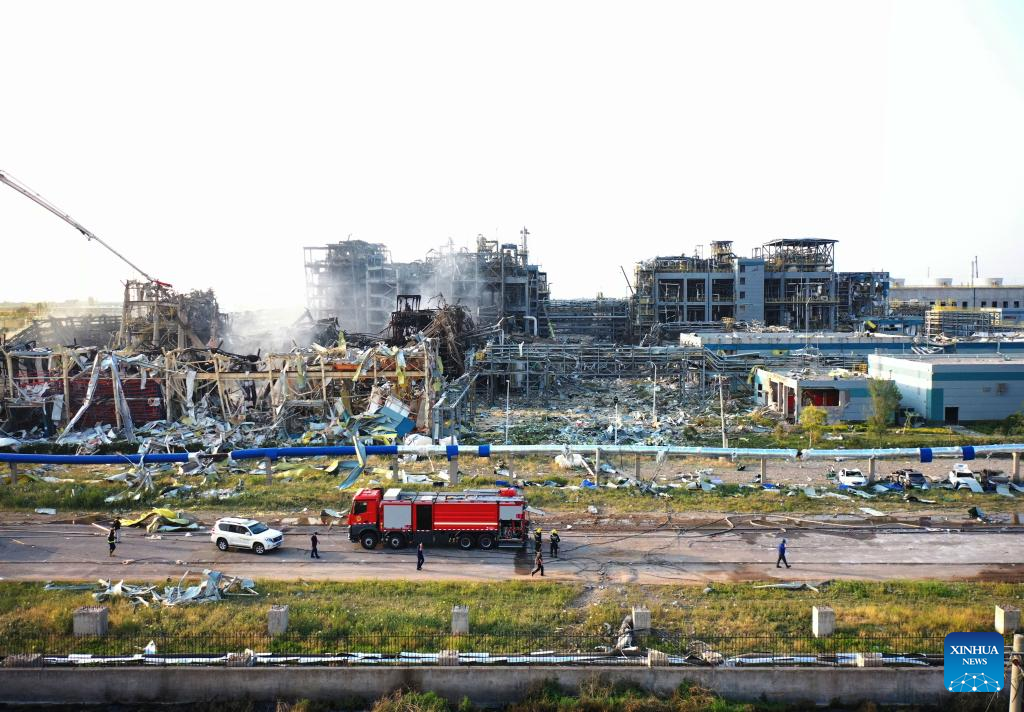 5 killed, 6 missing in east China chemical plant explosion-Xinhua