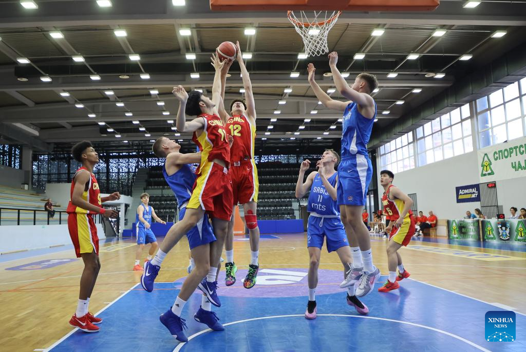 In pics: friendly basketball match between Serbia U18 and China U19-Xinhua