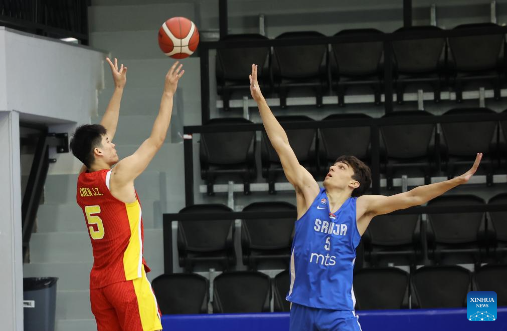 In pics: friendly basketball match between Serbia U18 and China U19-Xinhua