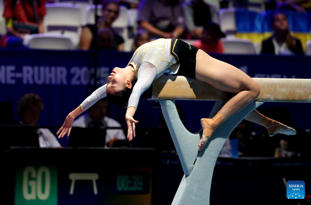 In pics: women's individual qualifications of artistic gymnastics event ...