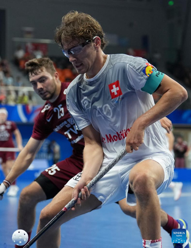 Men's preliminary round Group A match of Floorball at World Games 2025 ...