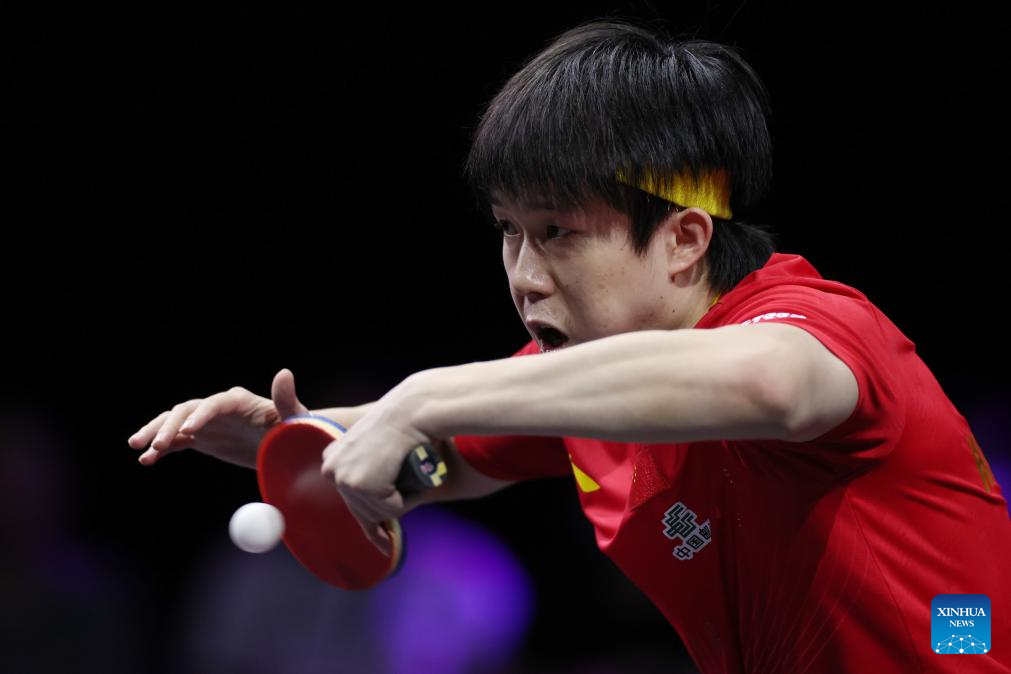 Men's singles semifinal match at WTT Champions Yokohama 2025: Wang ...