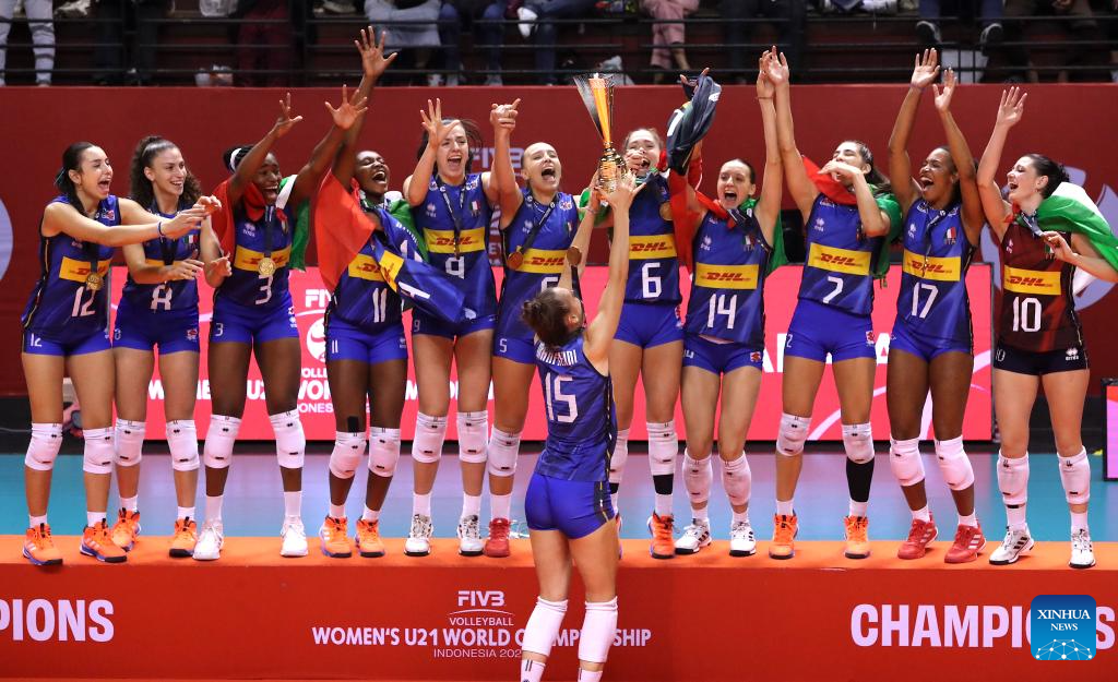 FIVB Volleyball Women's U21 World Championship final: Italy vs. Japan-Xinhua