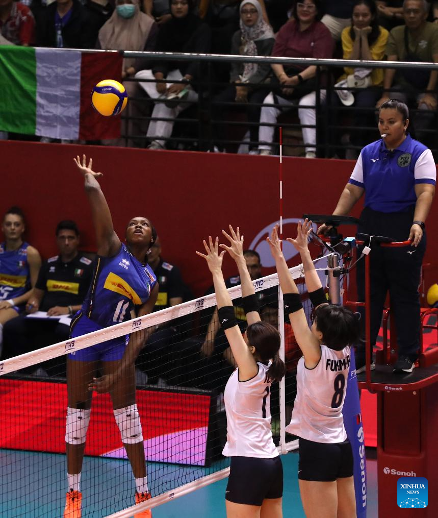 FIVB Volleyball Women's U21 World Championship final: Italy vs. Japan-Xinhua