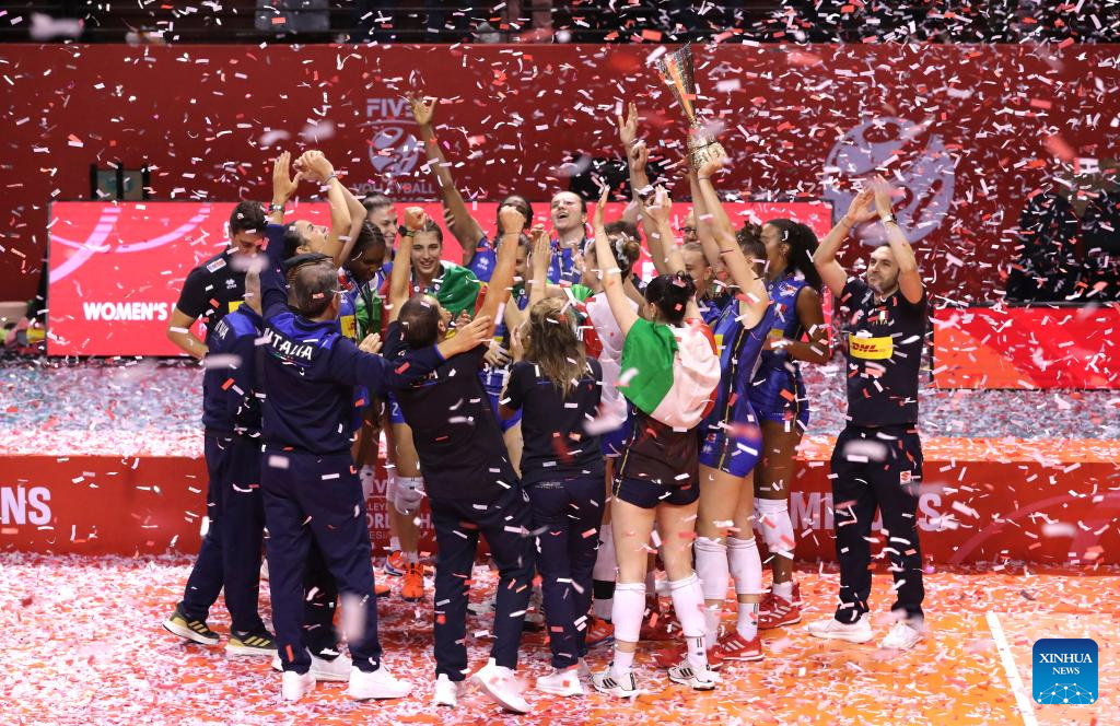 FIVB Volleyball Women's U21 World Championship final: Italy vs. Japan-Xinhua
