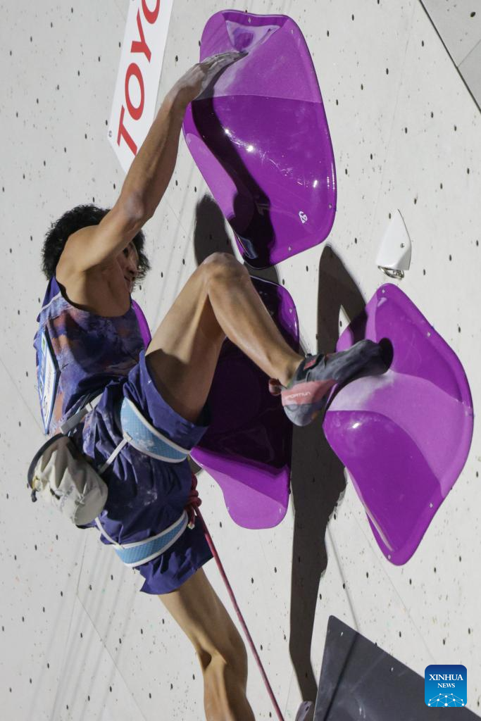 Highlights of IFSC Climbing World Cup Koper 2025-Xinhua
