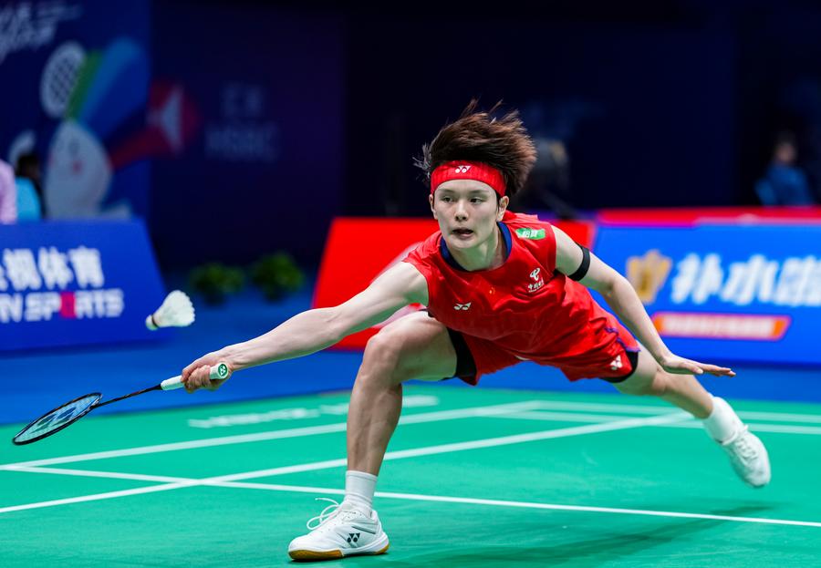Kim Ga-Eun élimine Wang Zhiyi et se qualifie pour les demi-finales du China Masters de badminton ...