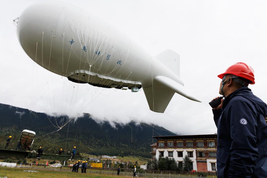 China conducts tethered balloon experiment, offering new insights into ...