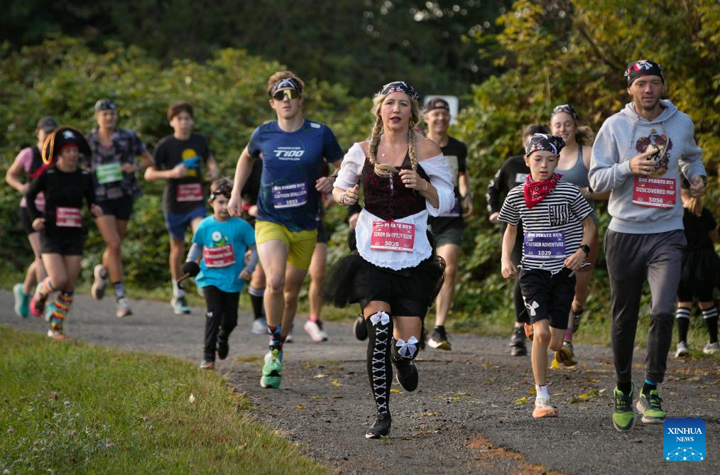 Big Pirate Run held in Richmond, Canada-Xinhua
