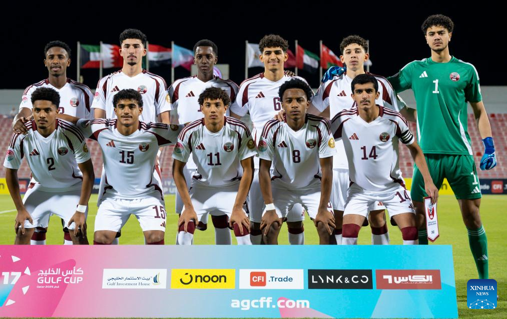 AGCFF U-17 Gulf Cup Qatar 2025: Oman vs. Qatar-Xinhua