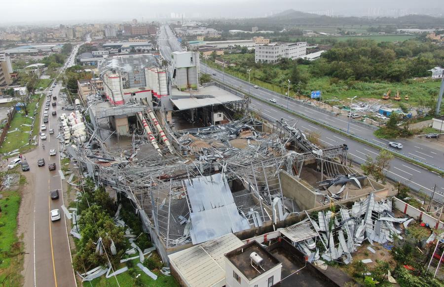 Typhoon Ragasa churns ashore in Yangjiang City of S China's Guangdong ...