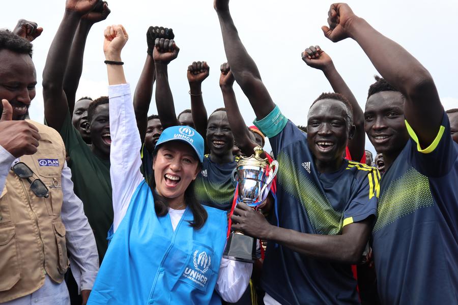 UNHCR goodwill ambassador Yang Yang finds the true power of sports-Xinhua