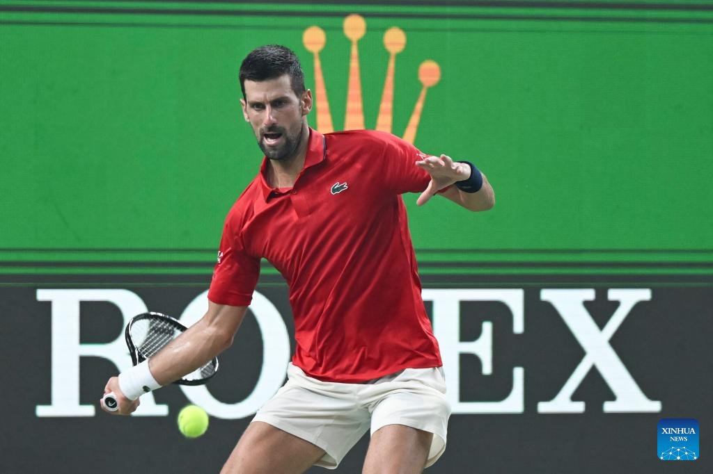 ATP Shanghai Masters: Novak Djokovic vs. Valentin Vacherot-Xinhua