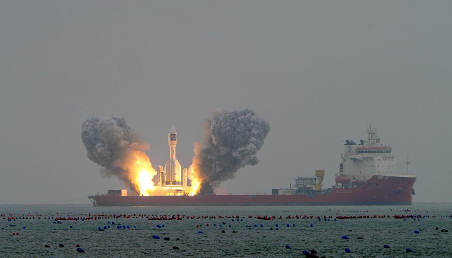 China launches Gravity-1 rocket from sea -Xinhua