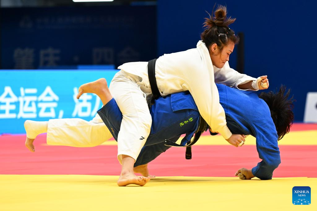 China's 15th National Games: Judo women's -78kg final-Xinhua