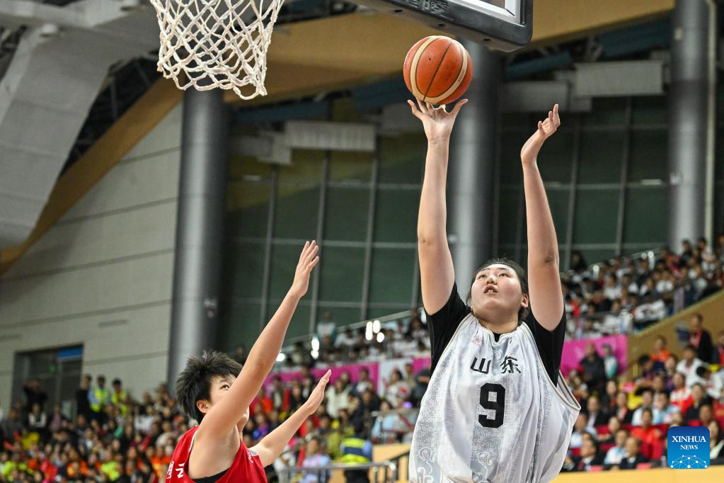 Team Shandong wins gold of U18 women's basketball at National Games-Xinhua