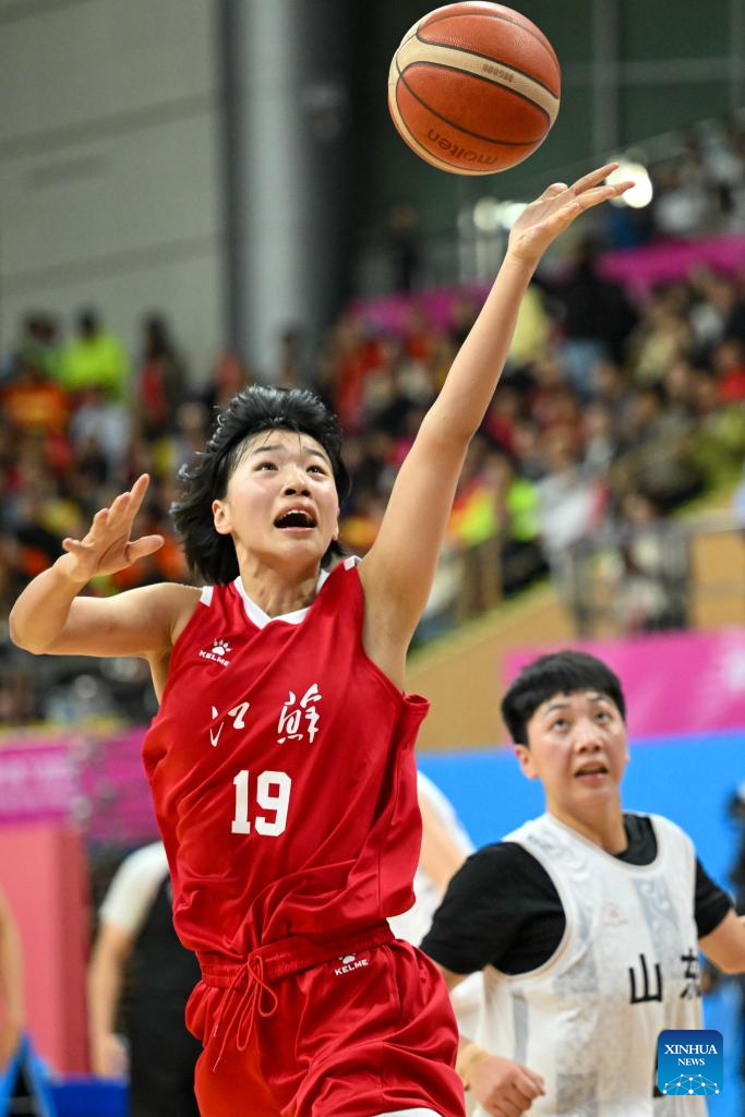 Team Shandong wins gold of U18 women's basketball at National Games-Xinhua
