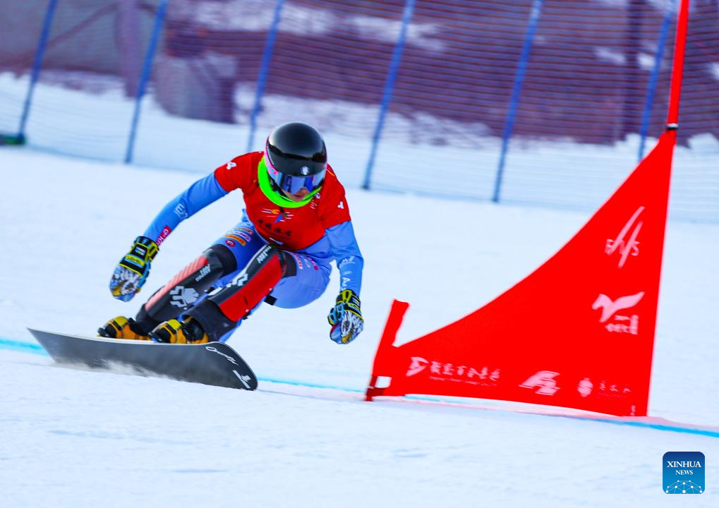 Highlights of parallel slalom at FIS Snowboard Alpine World Cup-Xinhua