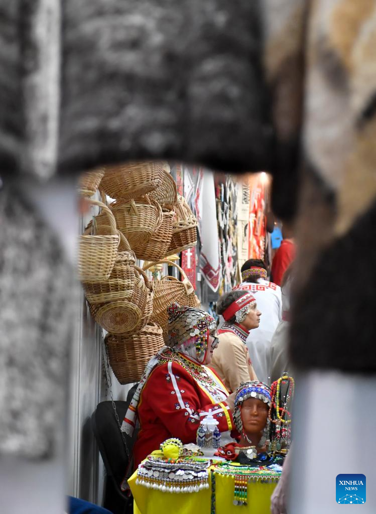 In pics: "Ladya" exhibition and fair of Russian folk arts and crafts in Moscow-Xinhua