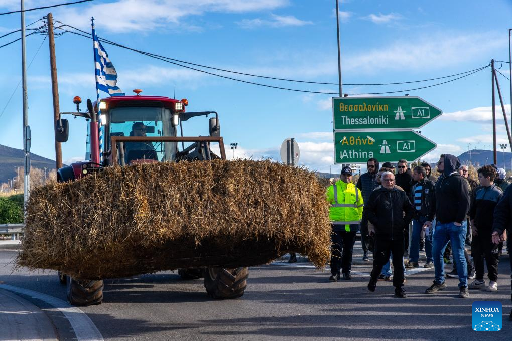 Greek farmers open to dialogue as nationwide protests continue-Xinhua