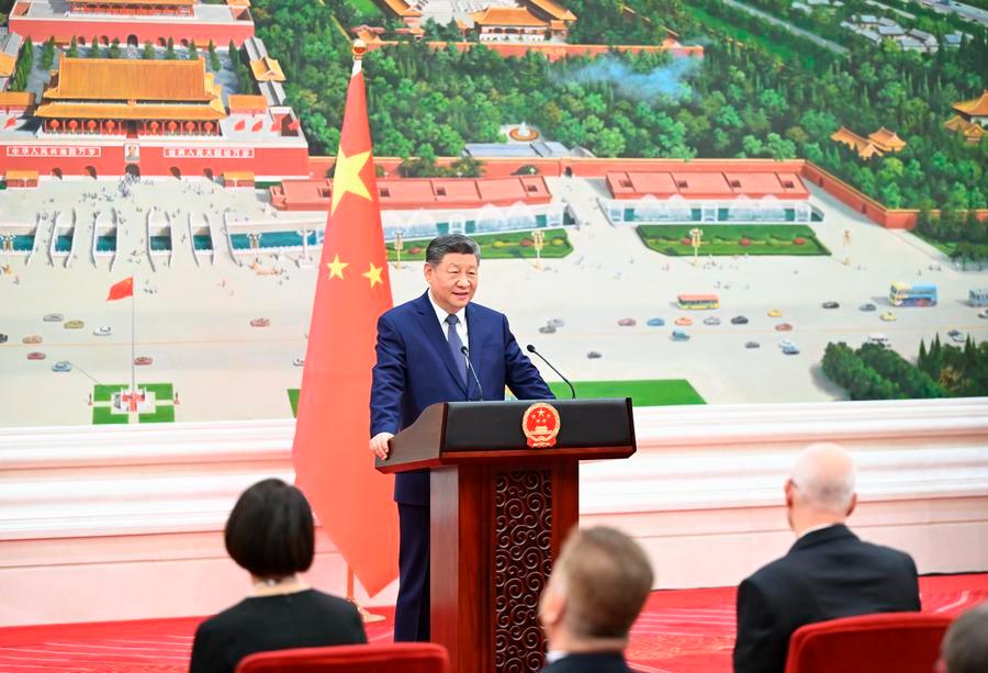 Xi's Album | Xi receives credentials of new ambassadors to China-Xinhua
