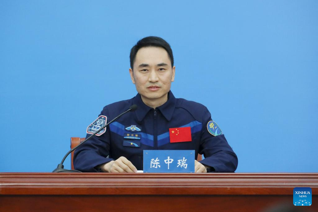 Shenzhou-20 astronauts meet press after returning from space-Xinhua