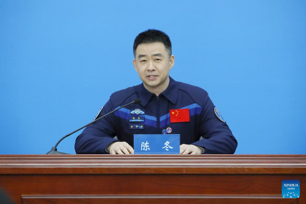 Shenzhou-20 astronauts meet press after returning from space-Xinhua