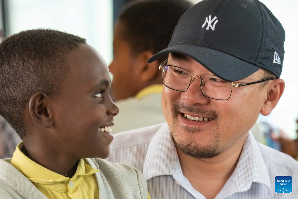 Chinese company marks Children's Day with Ethiopian school children-Xinhua